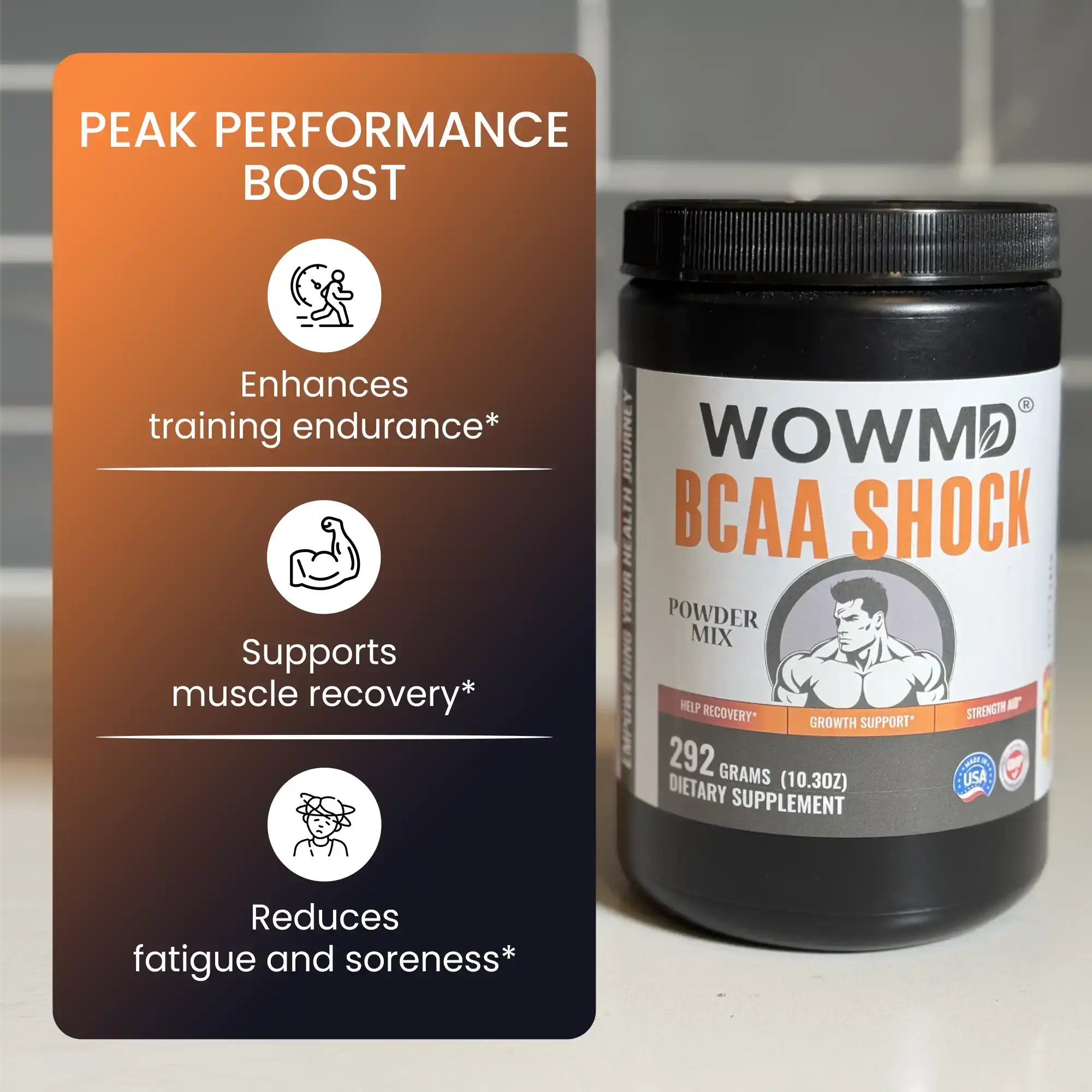 Buy BCAA Shock Online | High Quality BCAA Powder | WOWMD