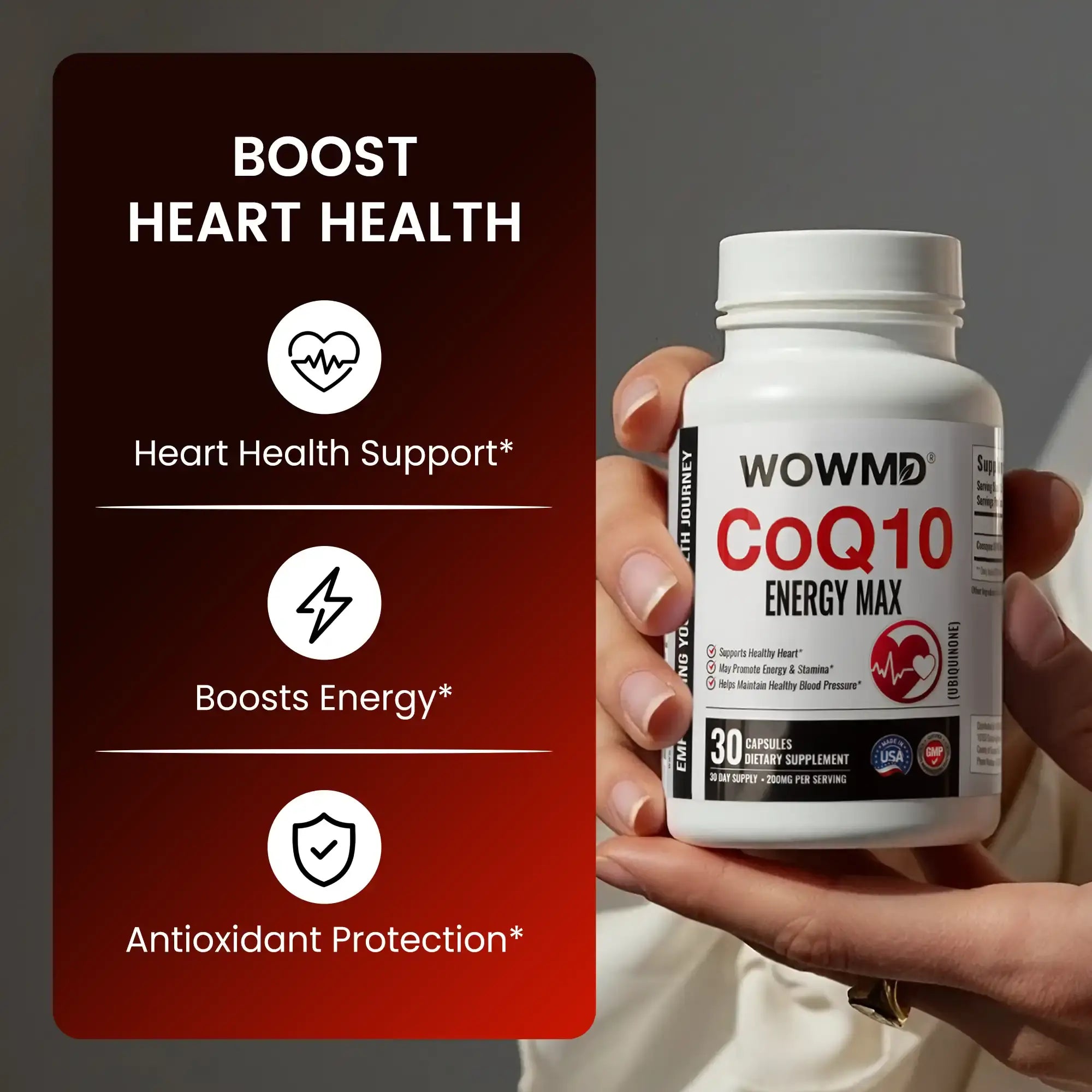 Buy CoQ10 Energy Max Online | 30 Capsules | WOWMD