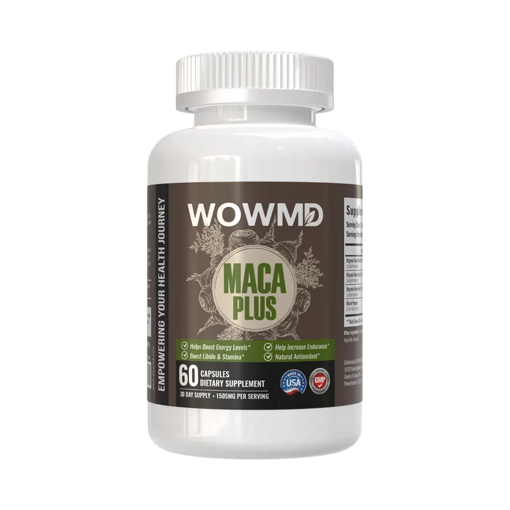 Buy Maca Plus Online | 60 Capsules | WOWMD