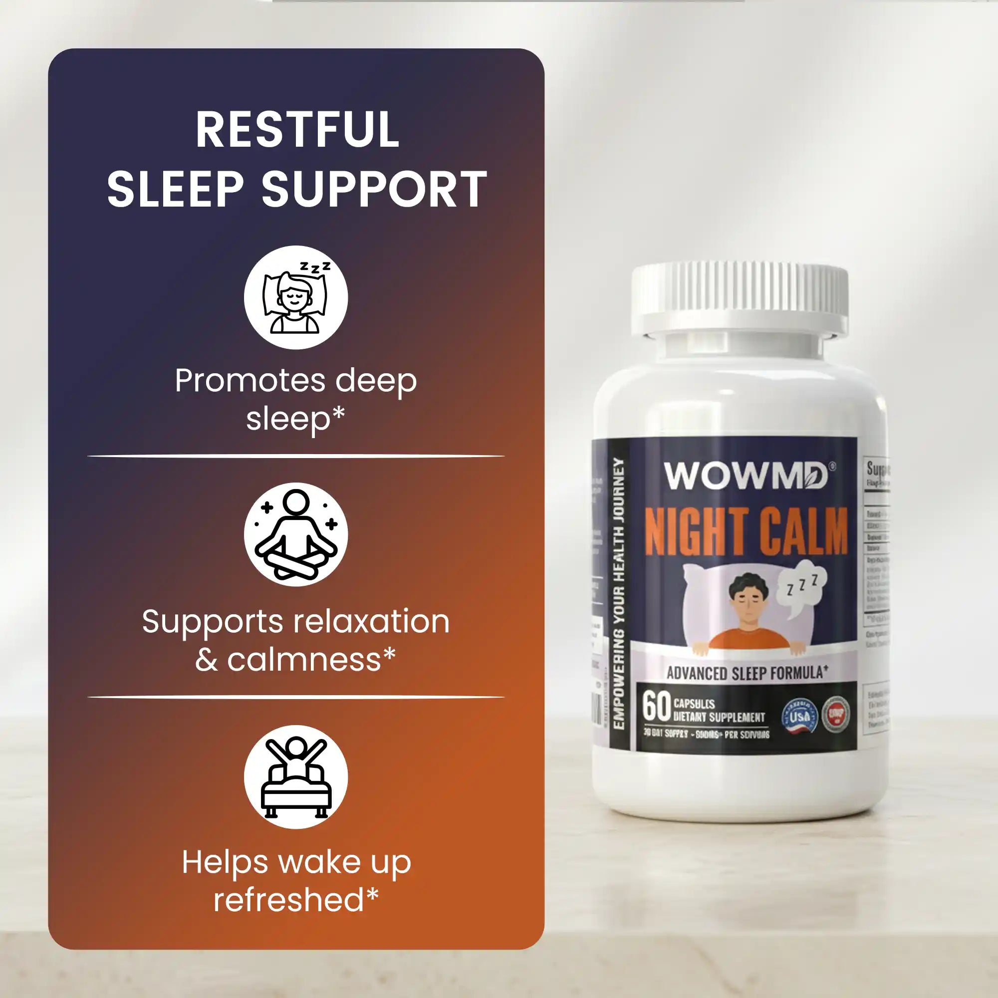 Shop Night Calm Advanced Sleep Formula Online | WOWMD