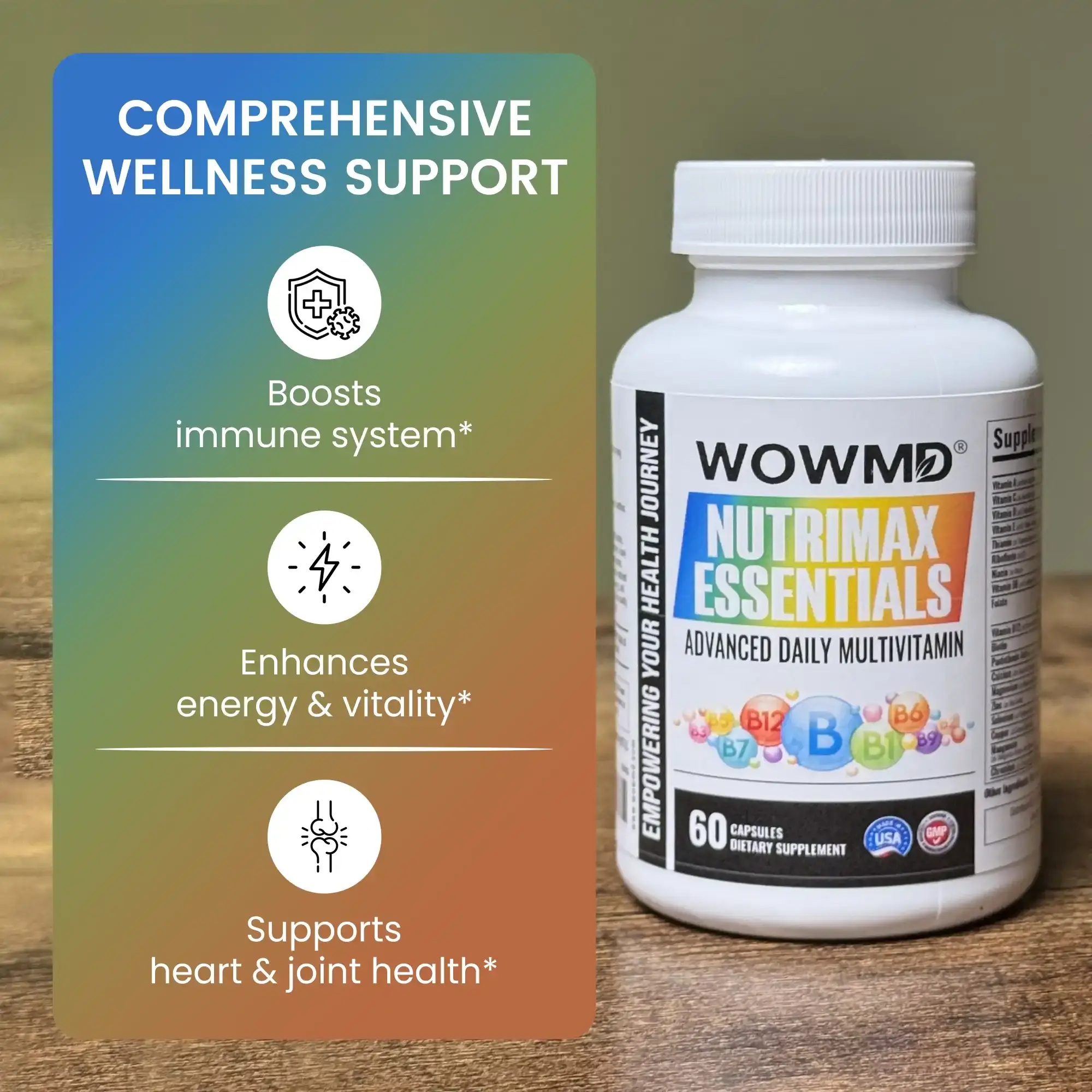 Buy NutriMax Essentials Advanced Daily Multivitamin | WOWMD