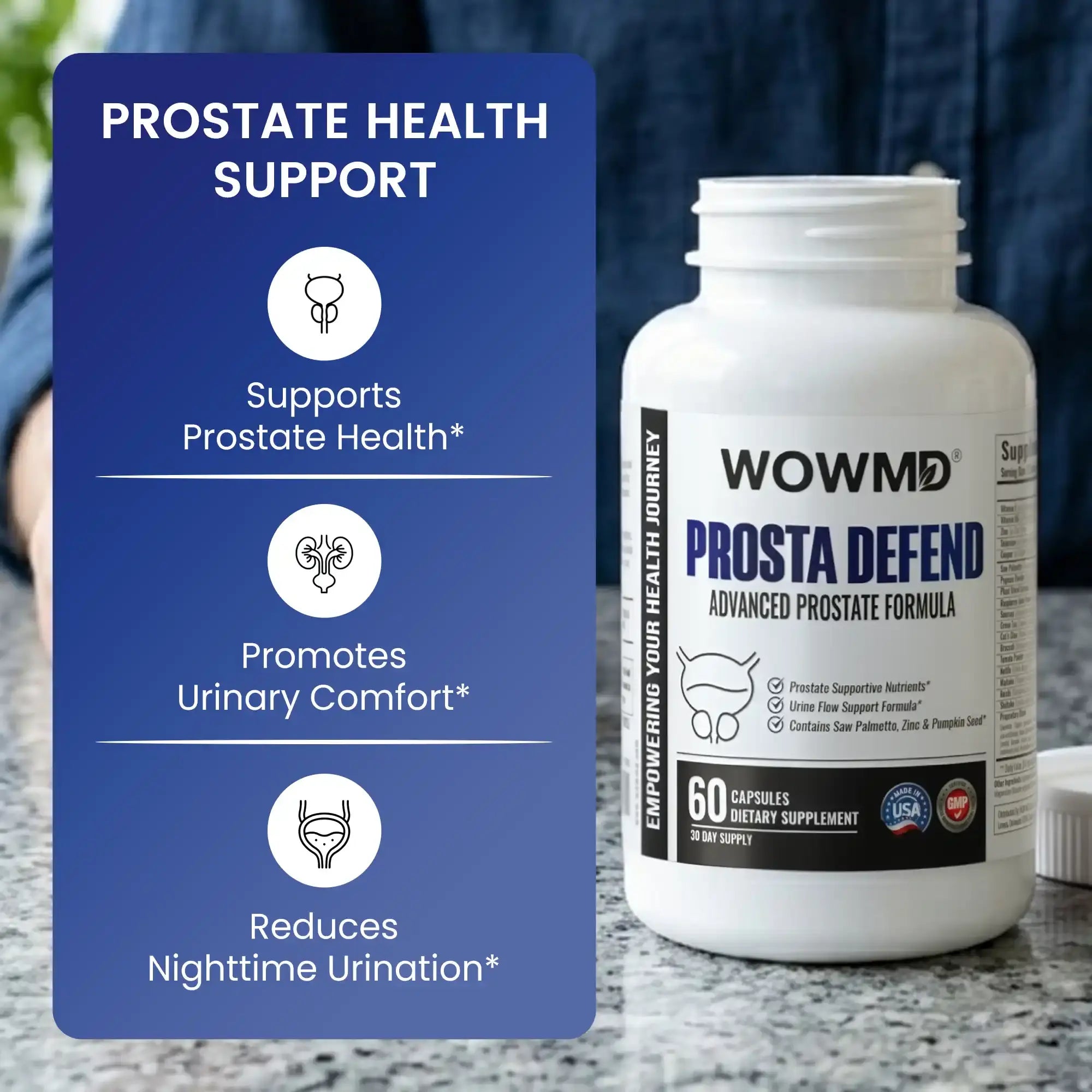 Shop Prosta Defend Advanced Prostate Formula Online | WOWMD