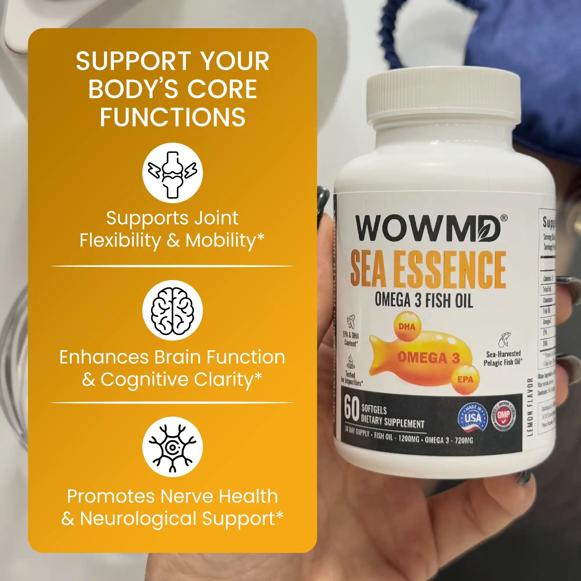 Shop Sea Essence Omega-3 Fish Oil Online | WOWMD