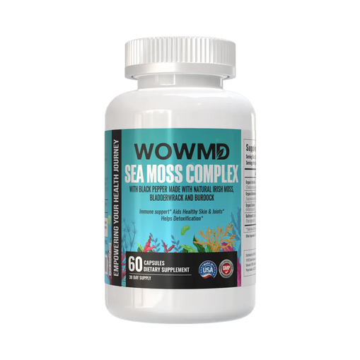 Shop Sea Moss Complex Online | 60 Capsules | WOWMD