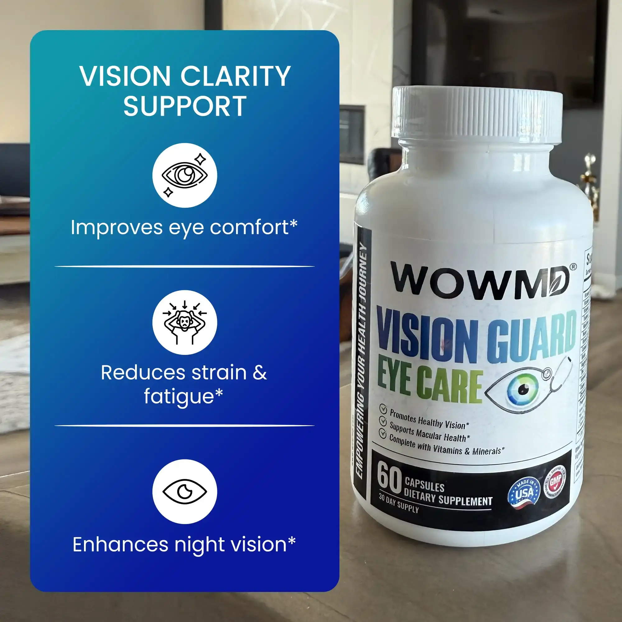 Buy Vision Guard Eye Care Online | 60 Capsules | WOWMD